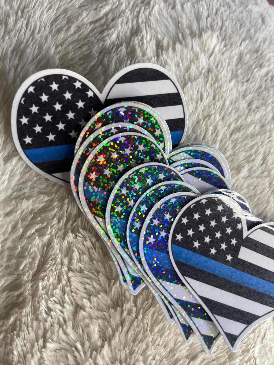 Thin Blue Line Stickers - Etsy