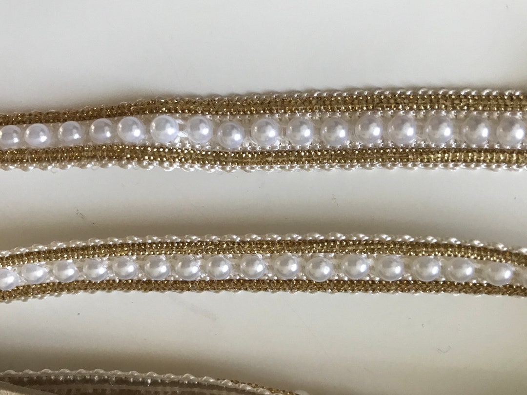 Pearl Ribbon, Pearl Braid, Pearl Ribbon to Sew, - Etsy