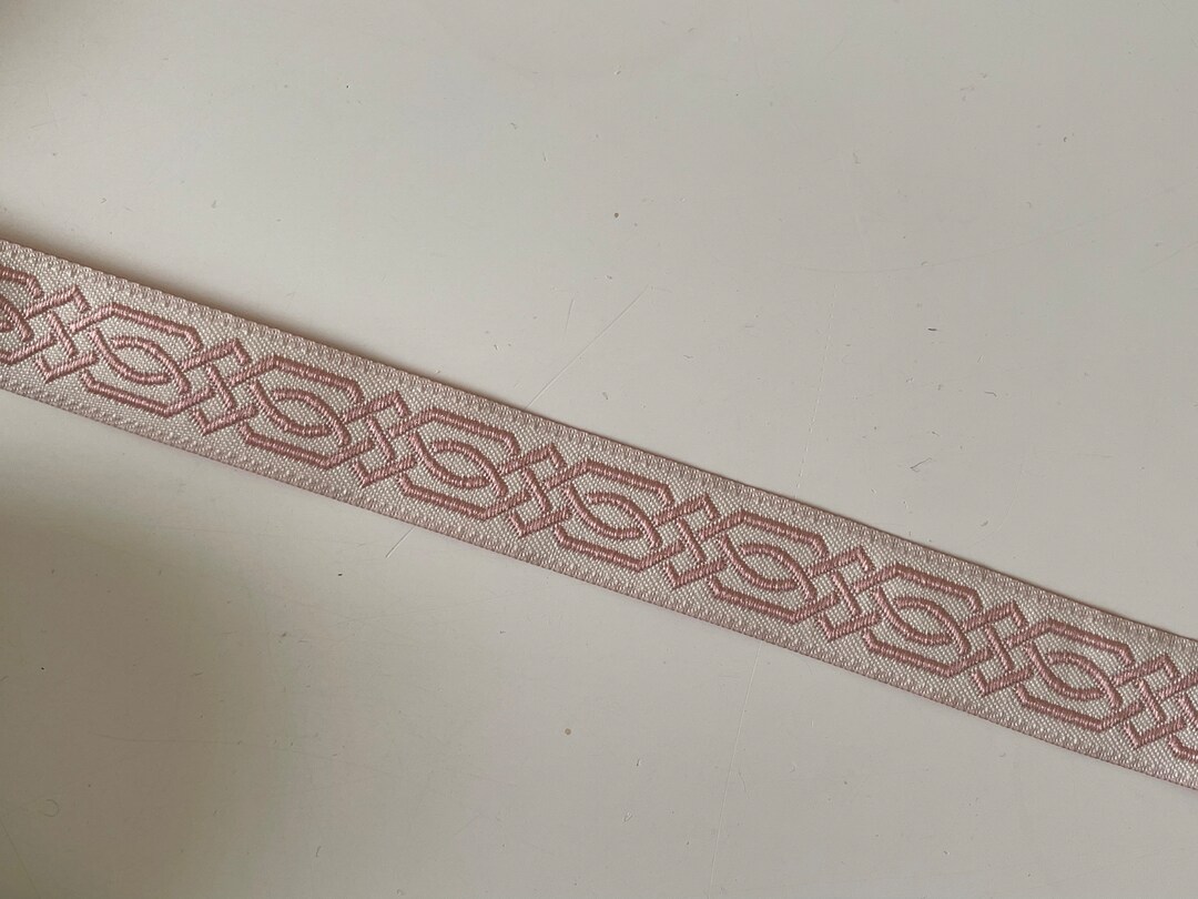 Pink Medieval Ribbon With Pink Medieval Braid - Etsy