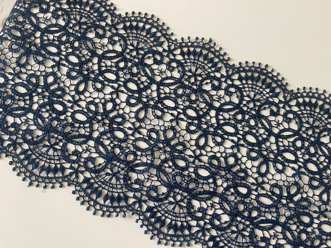 Scalloped Blue Lace on Both Ends - Etsy