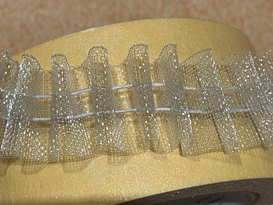 Rufflettes Gathering Ribbon Transparent Gathering Ribbon 2.5 Cm Wide ...