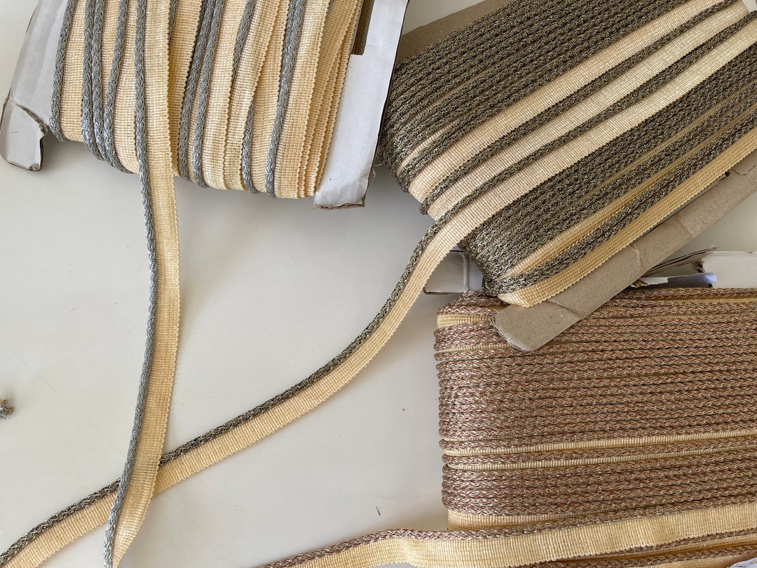 Silver-gold or Rose-gold Piping Braid to Sew - Etsy