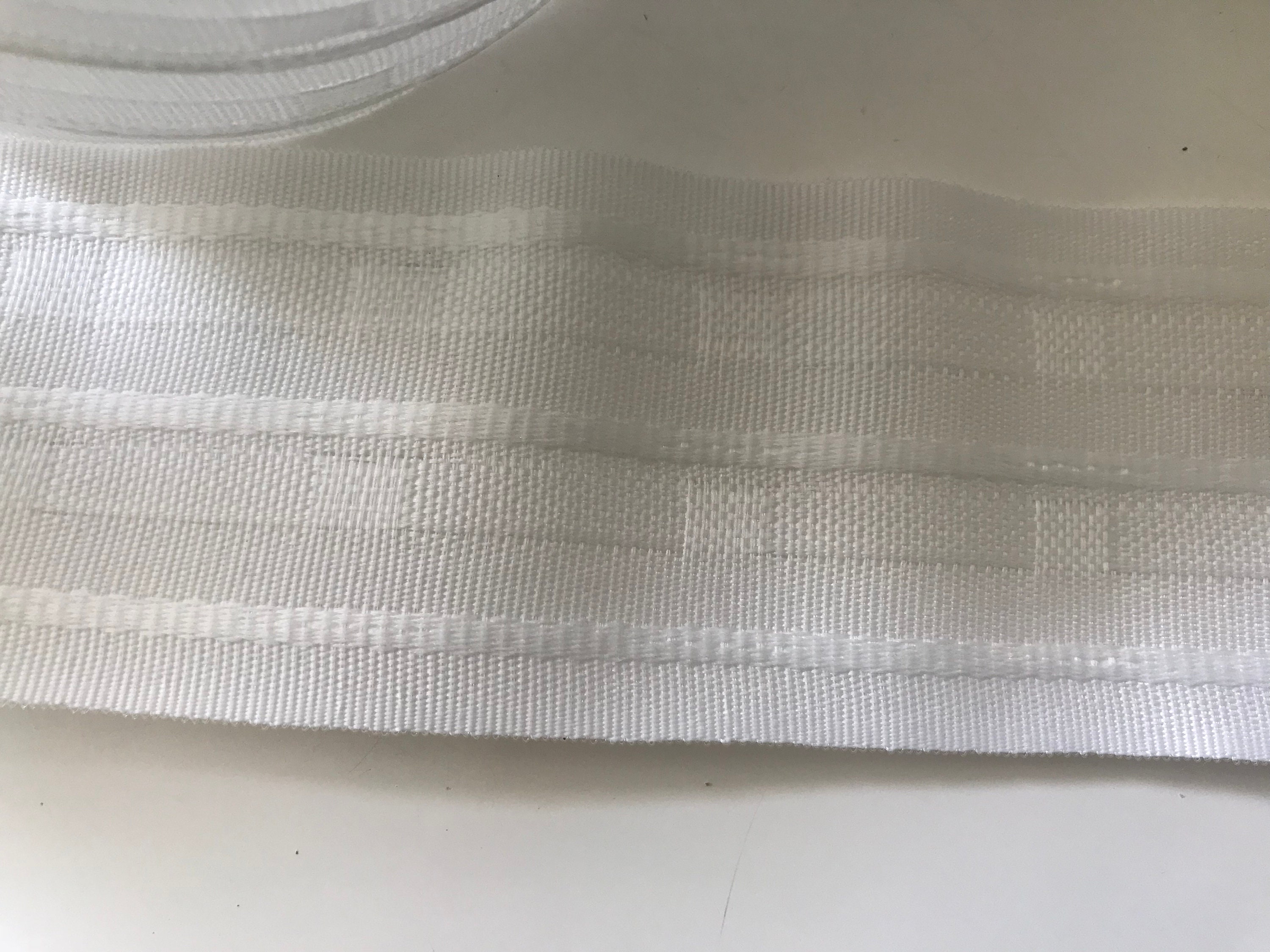 White Rufflette 6.5 cm wide froncer curtain stripe curtain | Etsy