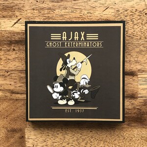 Disney Vintage Cartoon Classic Goofy Mickey Donald Ghost Hunters AJAX ...