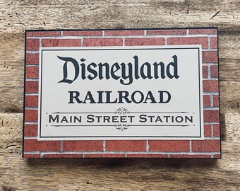 Disneyland Street Sign - Etsy