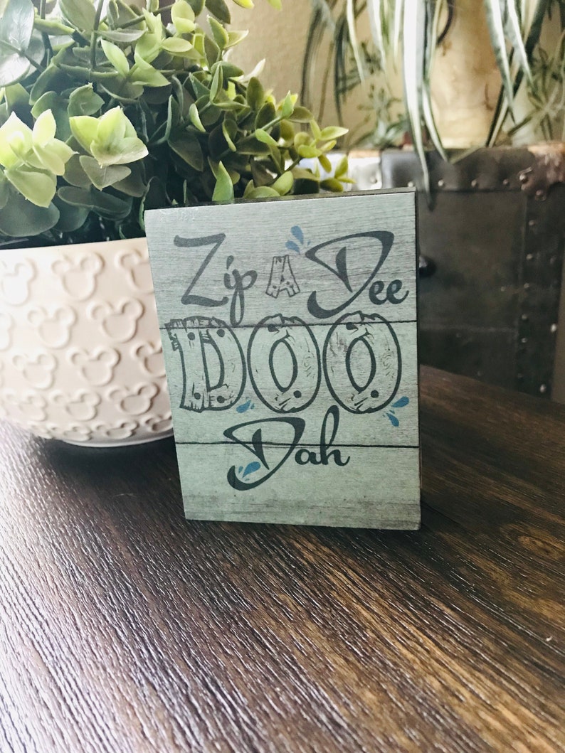 Zip A Dee Doo Dah Splash Mountain Disneyland Disney World Home | Etsy