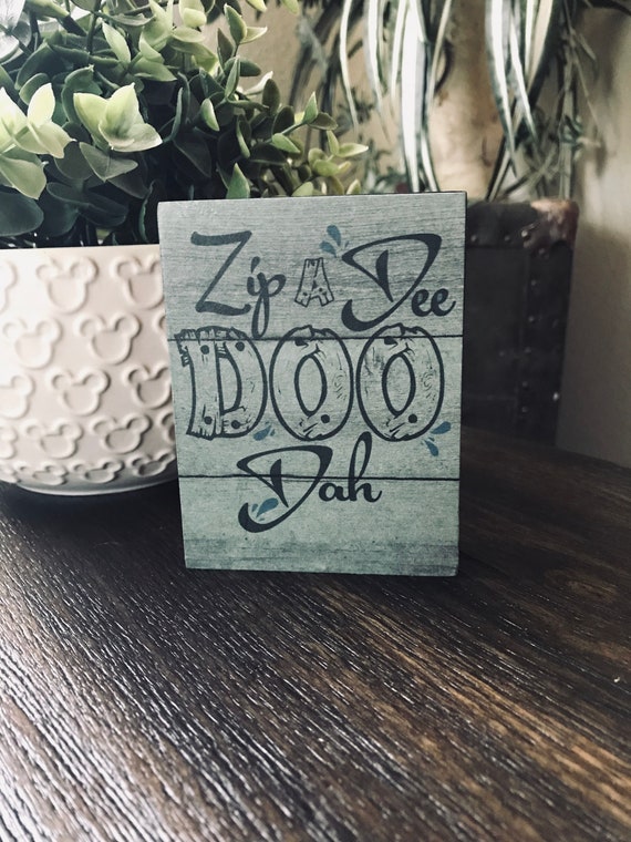 Zip A Dee Doo Dah Splash Mountain Disneyland Disney World Home | Etsy