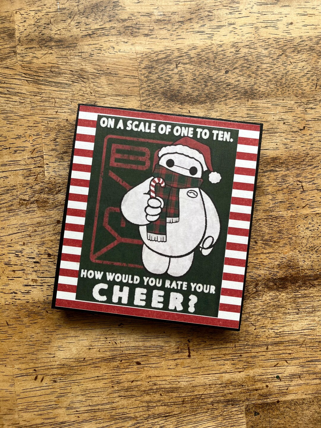 Walt Disney Big Hero Six Baymax Santa Claus Disney Christmas Hiro ...