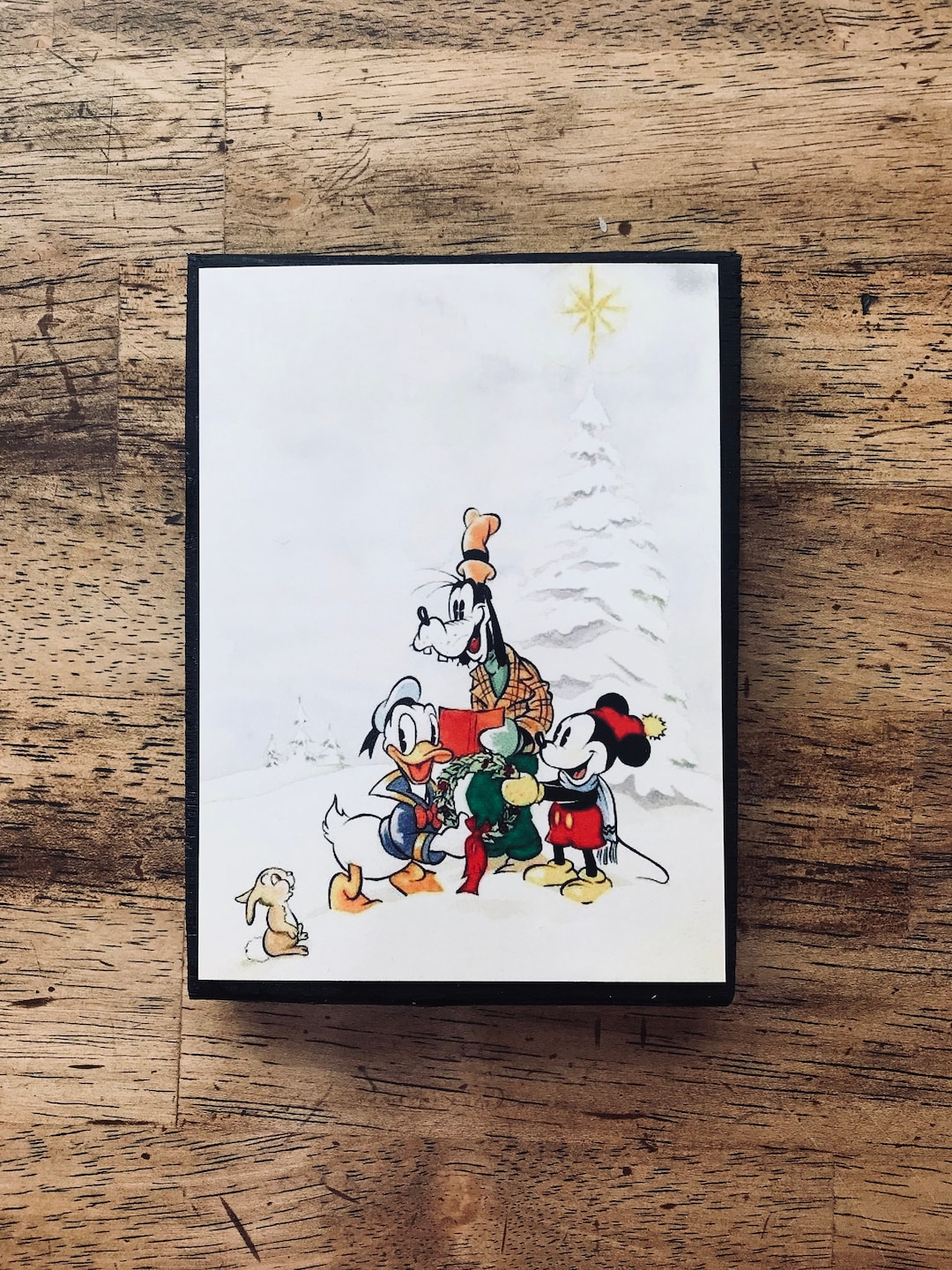 Mickey, Donald and Goofy Caroling Disney Christmas Home Decor Sign - Etsy