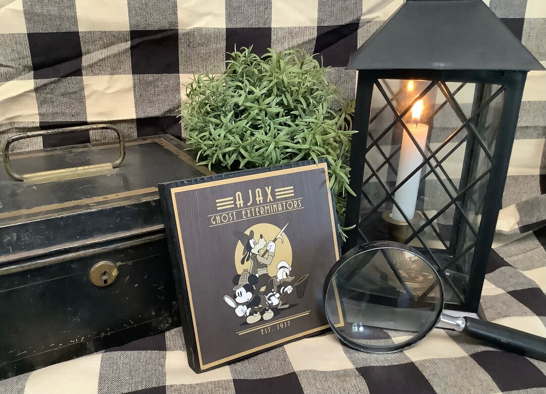 Disney Vintage Cartoon Classic Goofy Mickey Donald Ghost Hunters AJAX ...