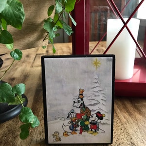 Mickey, Donald and Goofy Caroling Disney Christmas Home Decor Sign - Etsy