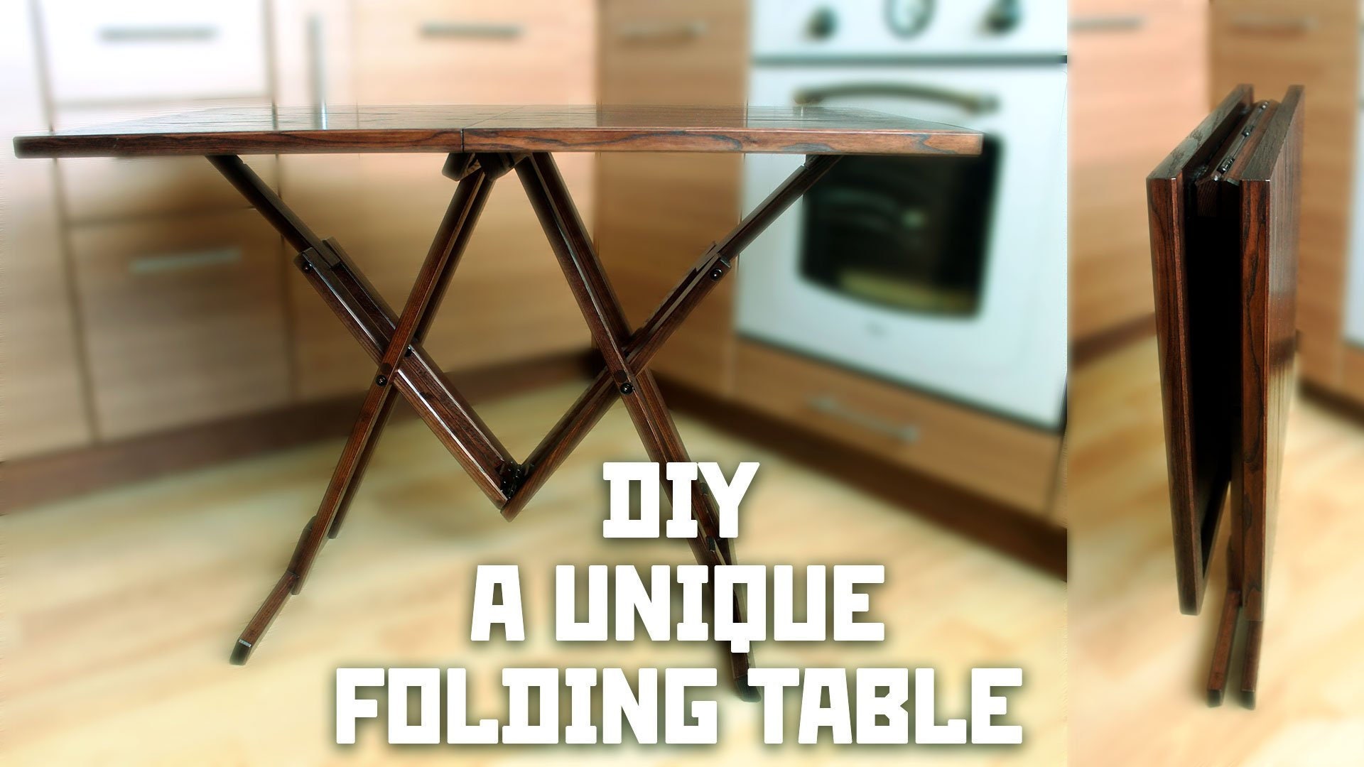A unique folding table DIY blueprints | Etsy