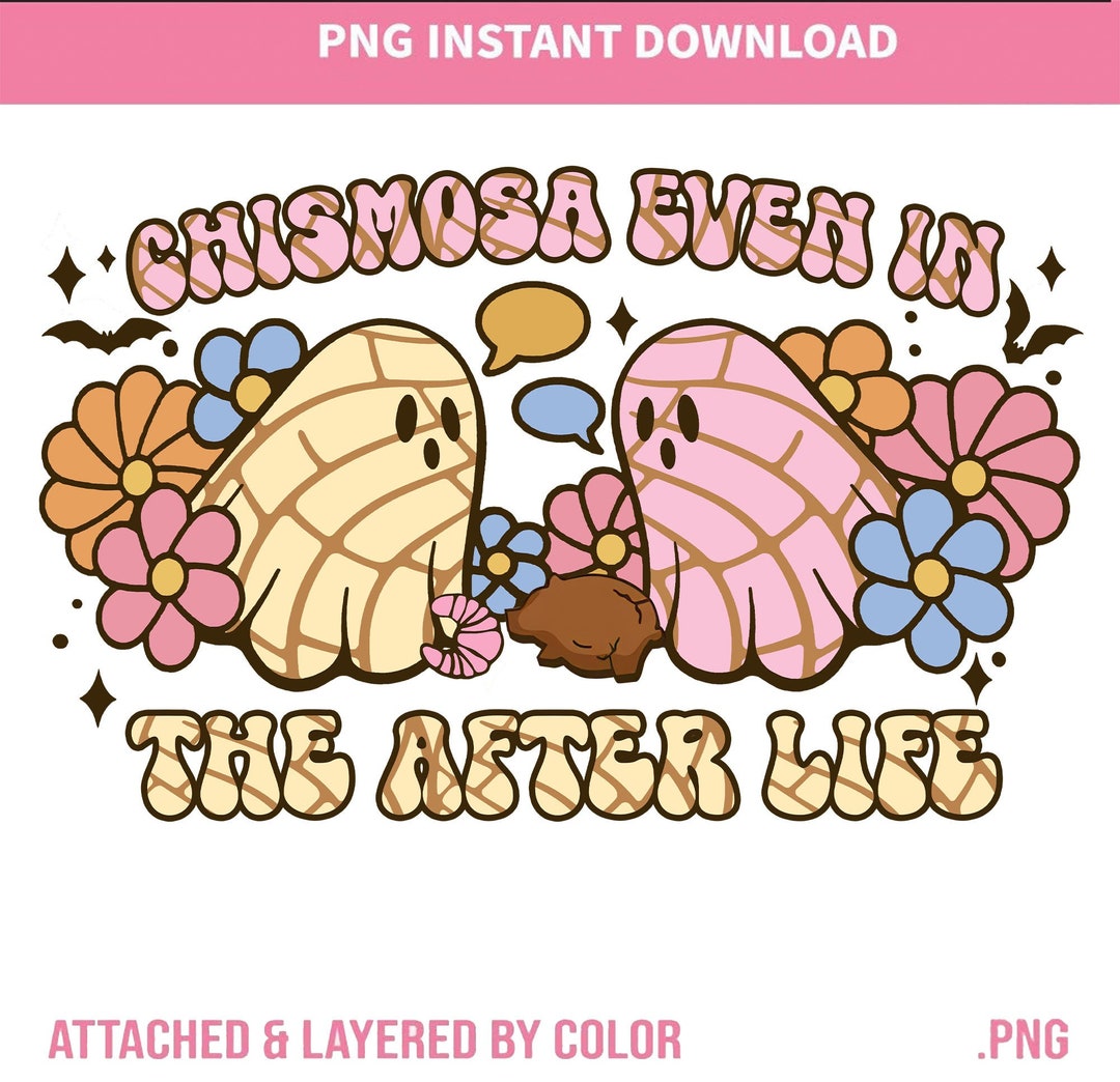 Spooky Conchas PNG, Mexican Conchas Ghost, Mexican Halloween Png ...