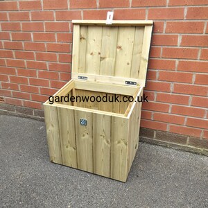 Doorstep Wood Parcel Box. Porch Parcel Storage Box. Handmade Wooden ...