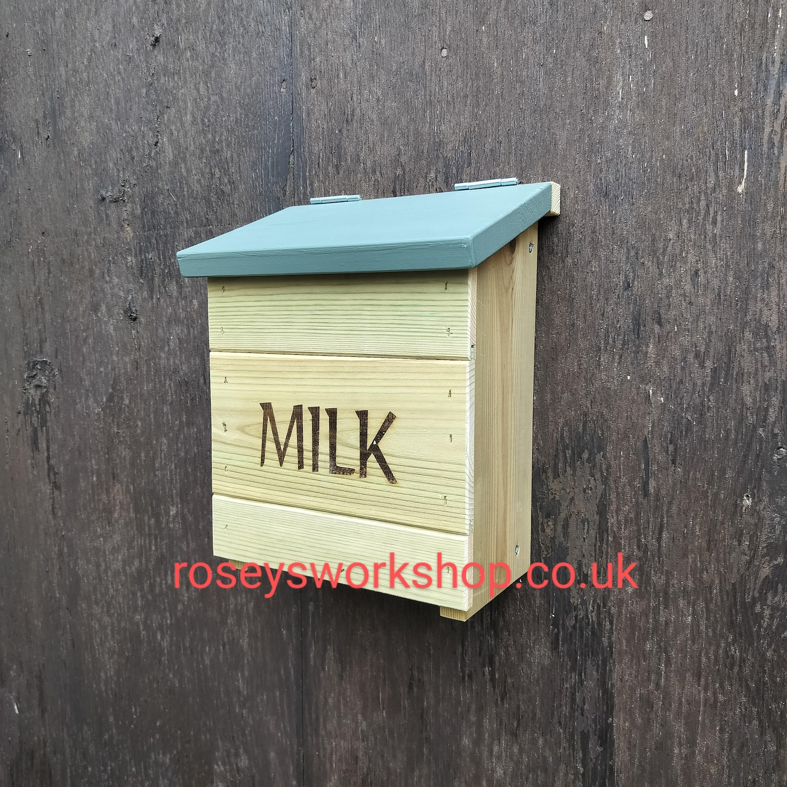 Wall Mounted Wood Milk Box. Porch Milk Storage Box. Milk Bottle Boxes ...