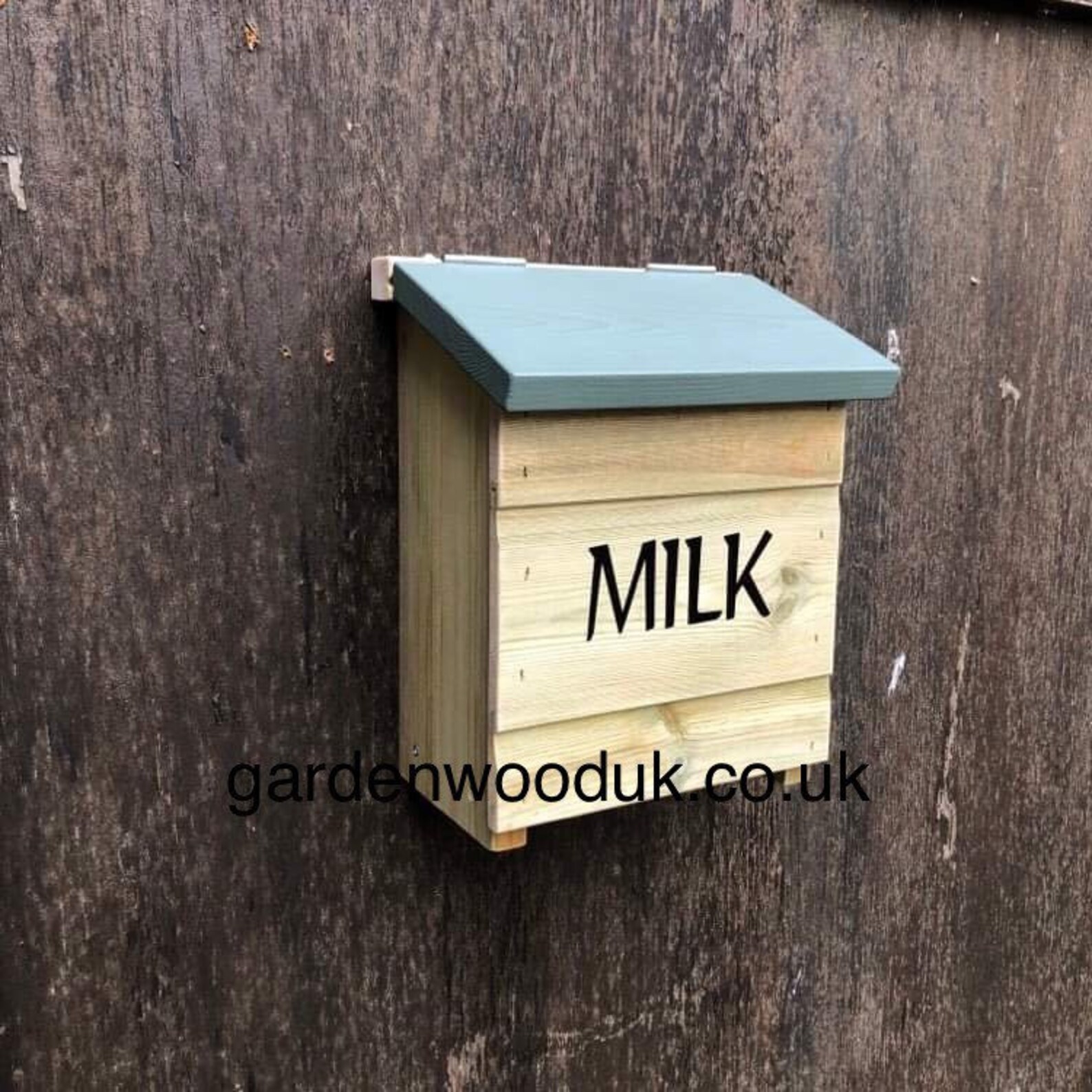 Wall Mounted Wood Milk Box. Porch Milk Storage Box. Milk - Etsy
