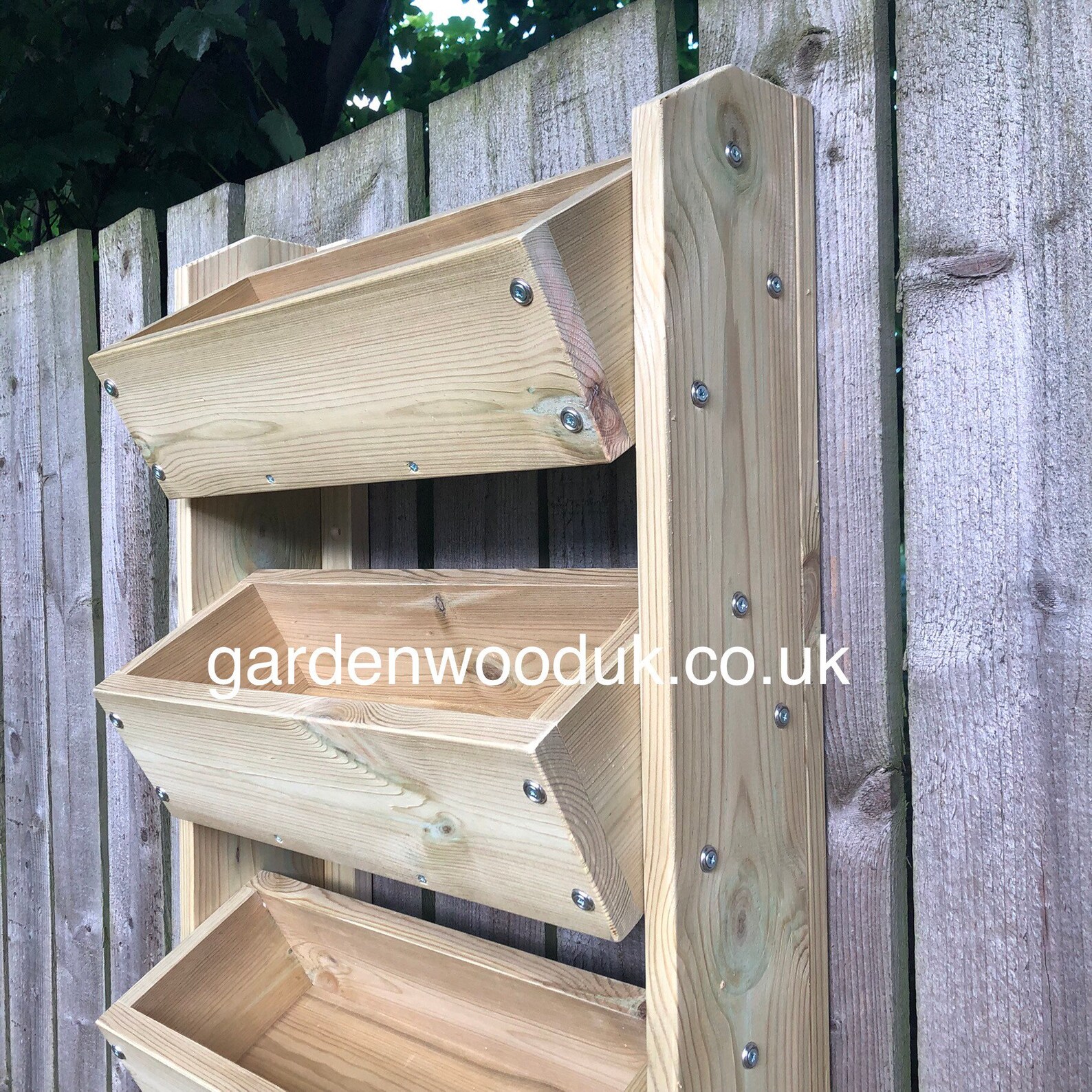 4 Tiered Wall Mounted Planter. Multi-level Stepped Planter. | Etsy UK