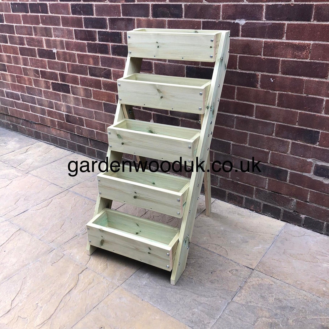 5 Tiered Freestanding Planter. 5 Tier Planter. Multi-level - Etsy