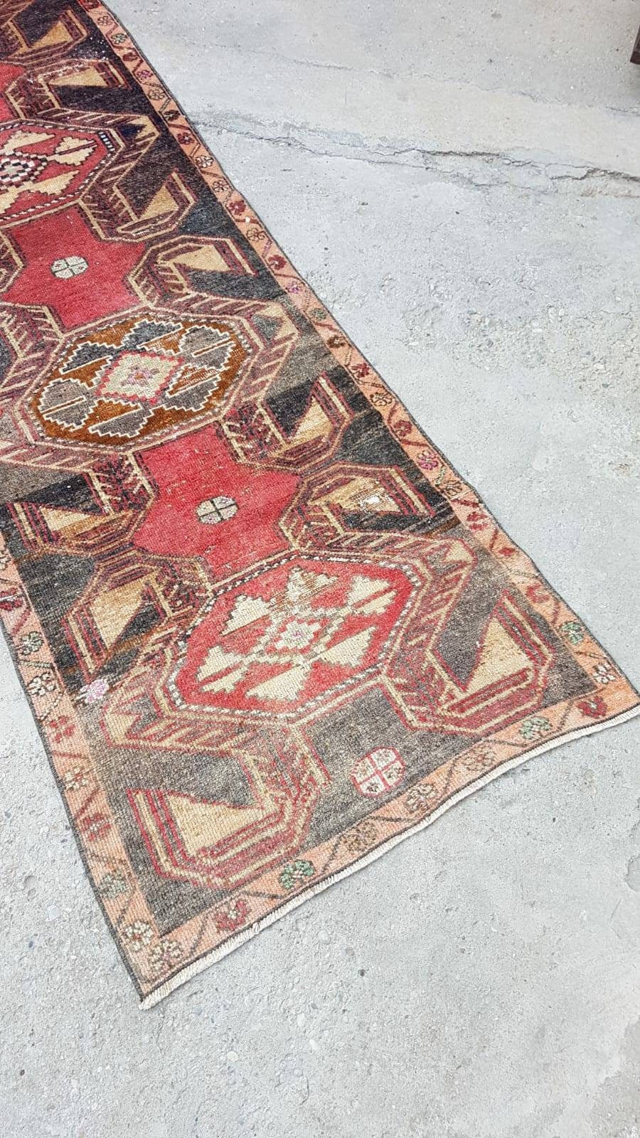 Rug Runner Turkish Runner Rug Vintage Hand Knotted Runner | Etsy