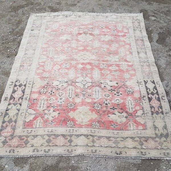 Pink Oushak Rug - Etsy