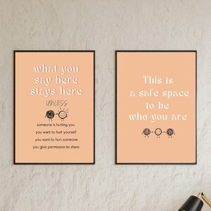 Confidentiality Pack | What You Say Here Stays Here, Safe Space, Mental ...