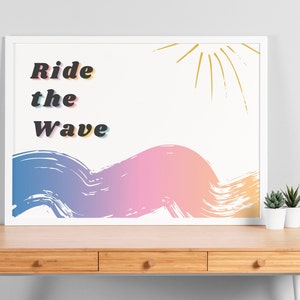 Ride the Wave | Mental Health, DBT, Distress Tolerance, Emotions, DBT ...