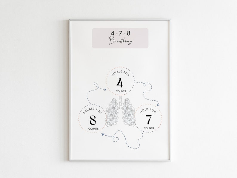 478 Breathing Technique | Mental Health,mindfulness,therapy Tools ...