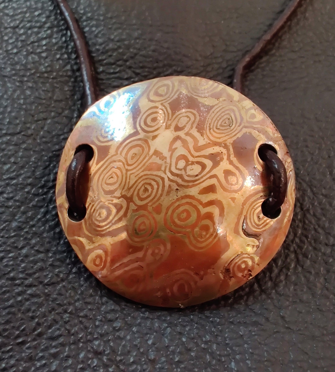 Mokume Gane Pendant - Etsy