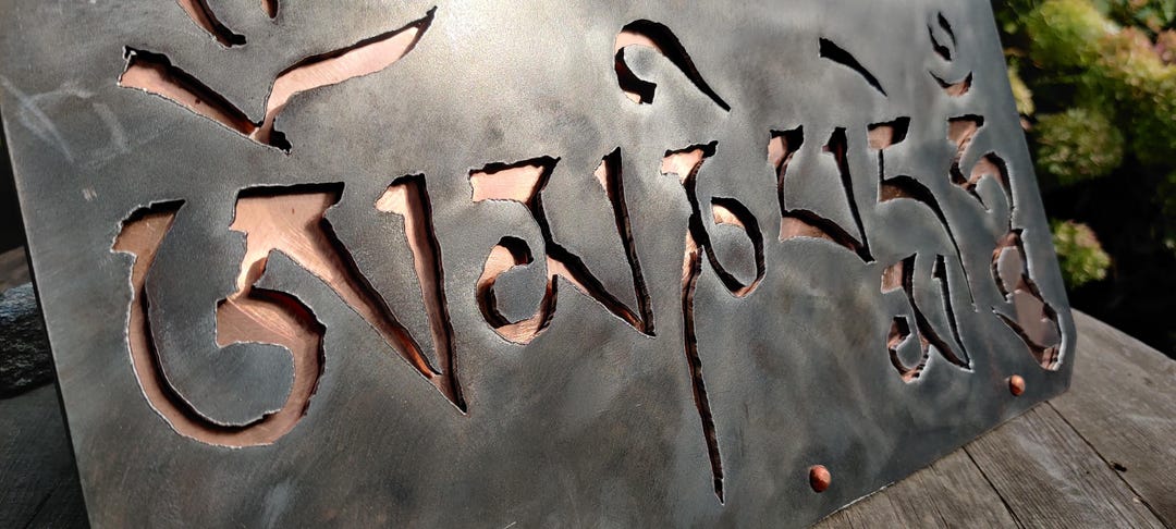 Om Mani Padme Hum Sign - Etsy