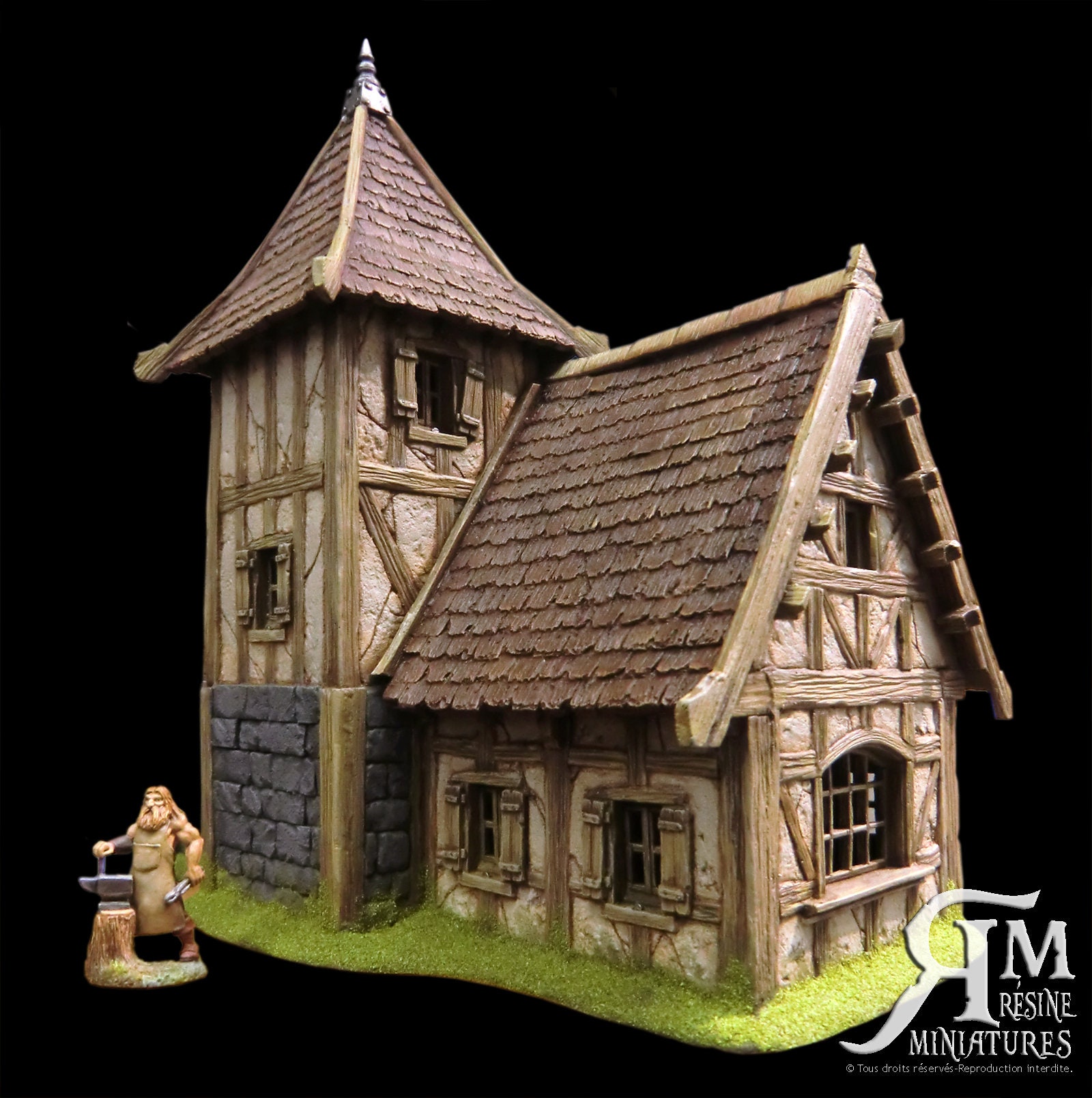 Casa medieval 8 escape de 30mm, kit de resina - Etsy España