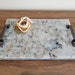 CUTTING BOARD. Gray Nimbus Quartz, Charcuterie Cheese Platter Jewelry ...
