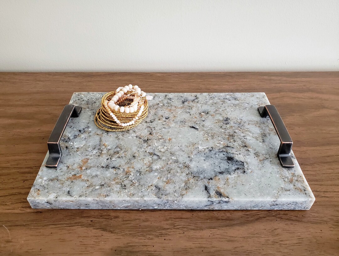 CUTTING BOARD. Gray Nimbus Quartz, Charcuterie Cheese Platter Jewelry ...