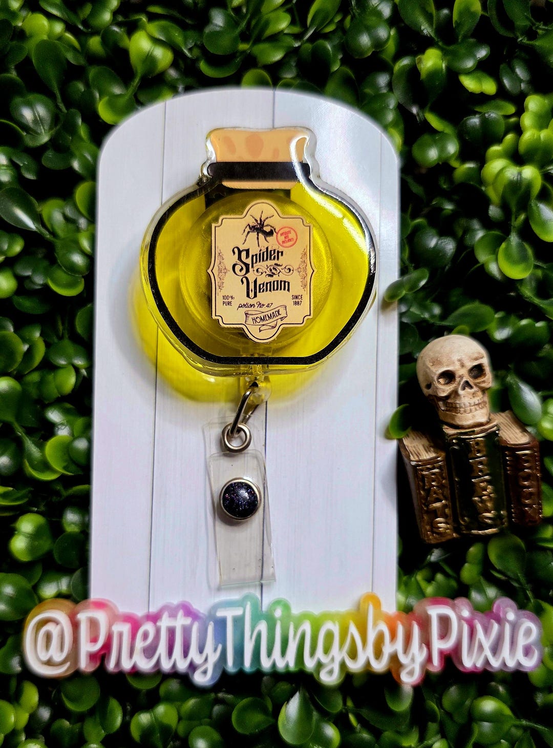 Witches Potions Badge Reel | Halloween Badge Reel | Shaker Badge Reel ...