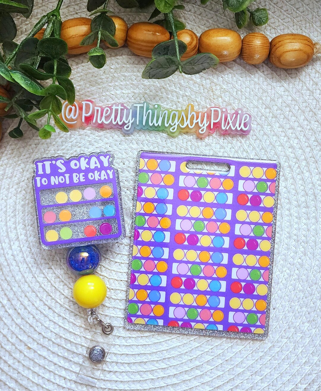 It’s Ok to Feel Shaker, Emotion Badge Reel, Mental Health Id Clip ...