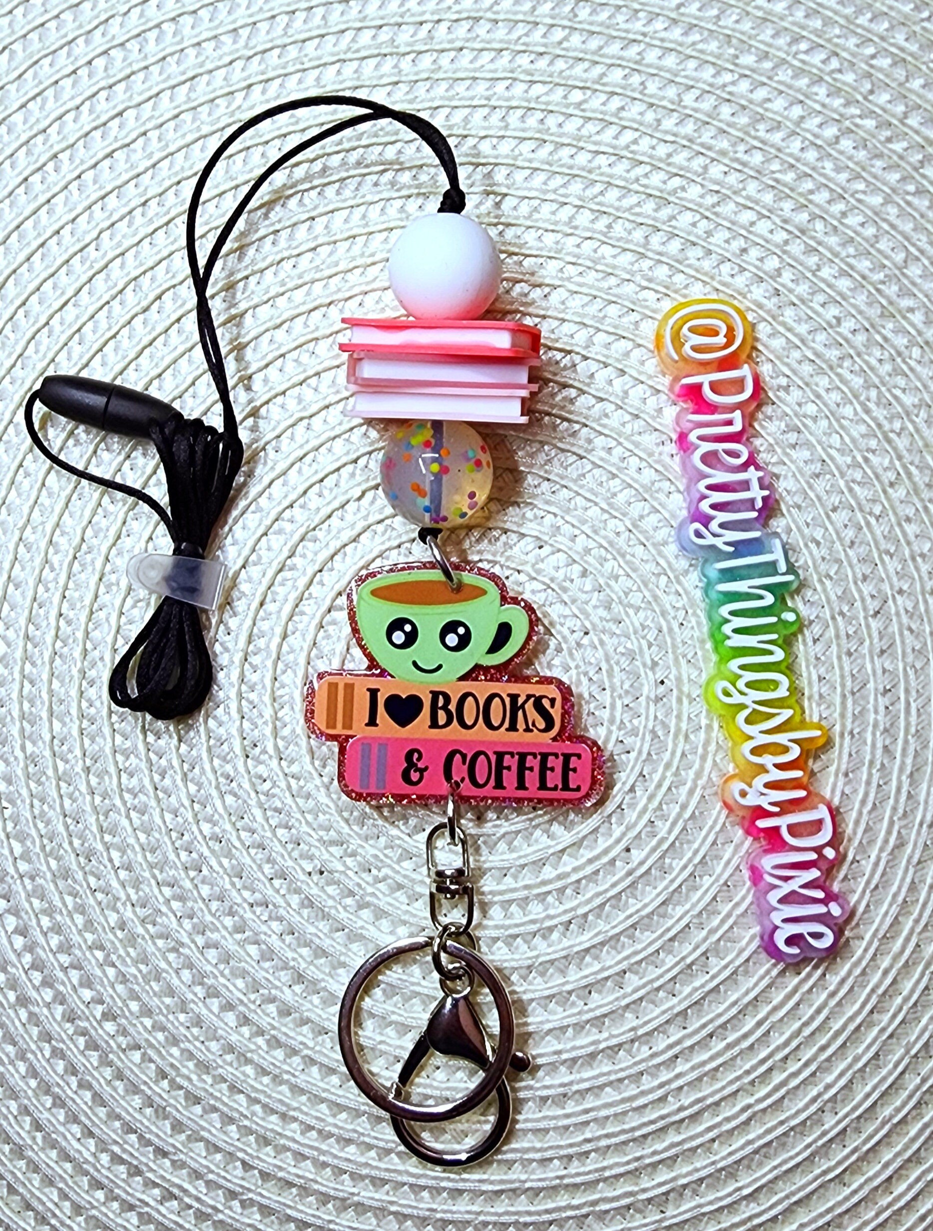 I Love Books Lanyard/teacher Lanyard/school Lanyard/gift for Teacher ...