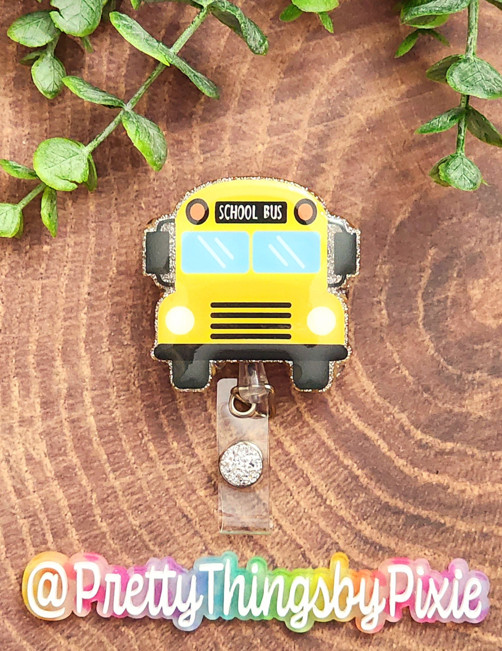 School Bus Badge Reel Bus Driver Badge Reel School Staff - Etsy