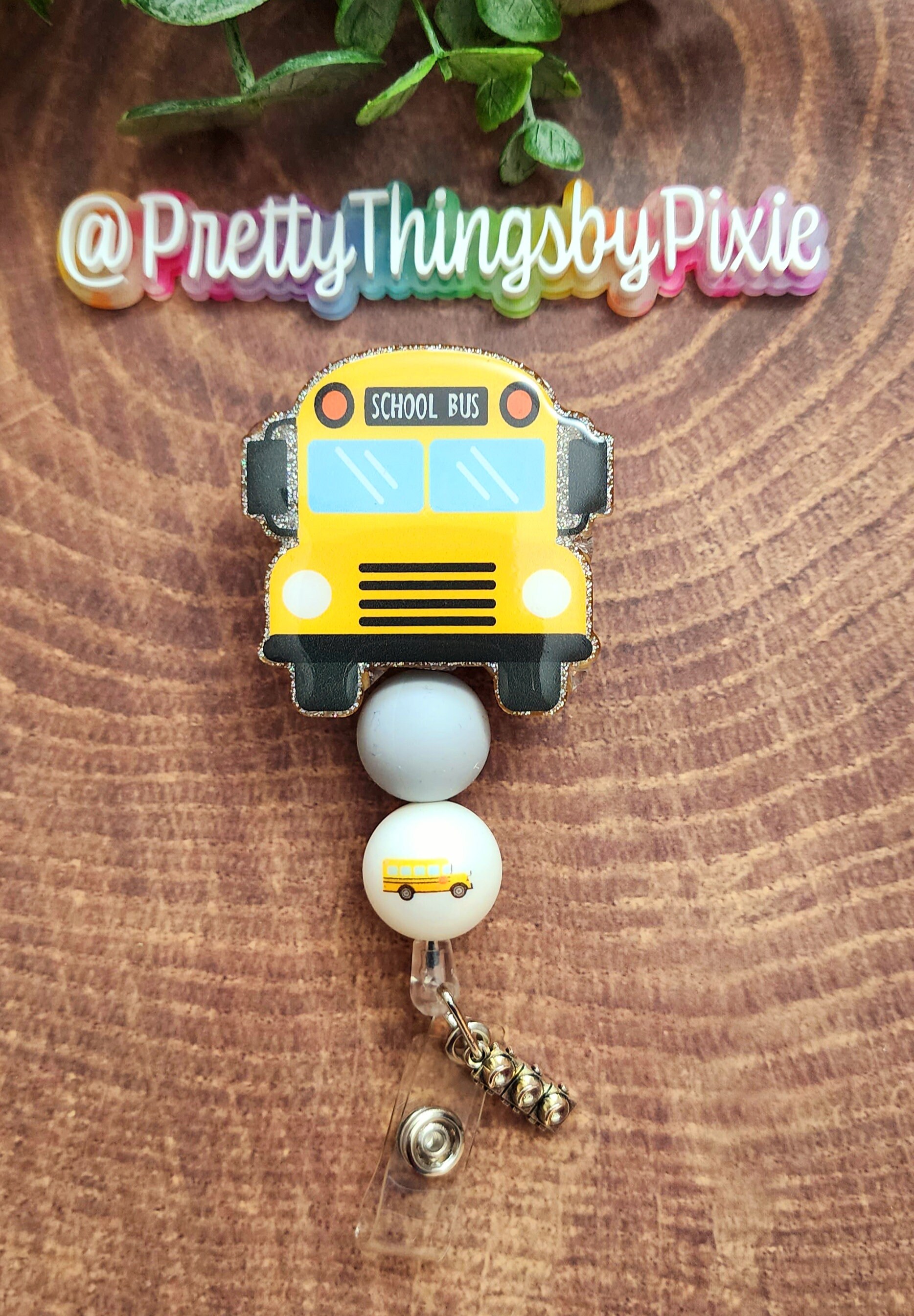 School Bus Badge Reel | Bus Driver Badge Reel | School Staff ...
