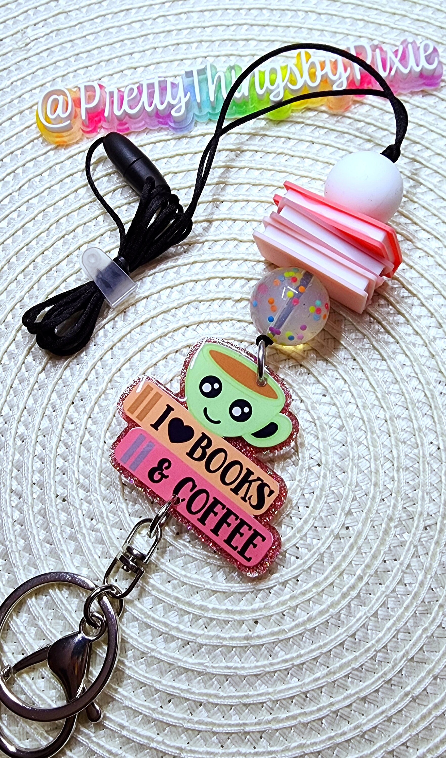 I Love Books Lanyard/teacher Lanyard/school Lanyard/gift for Teacher ...