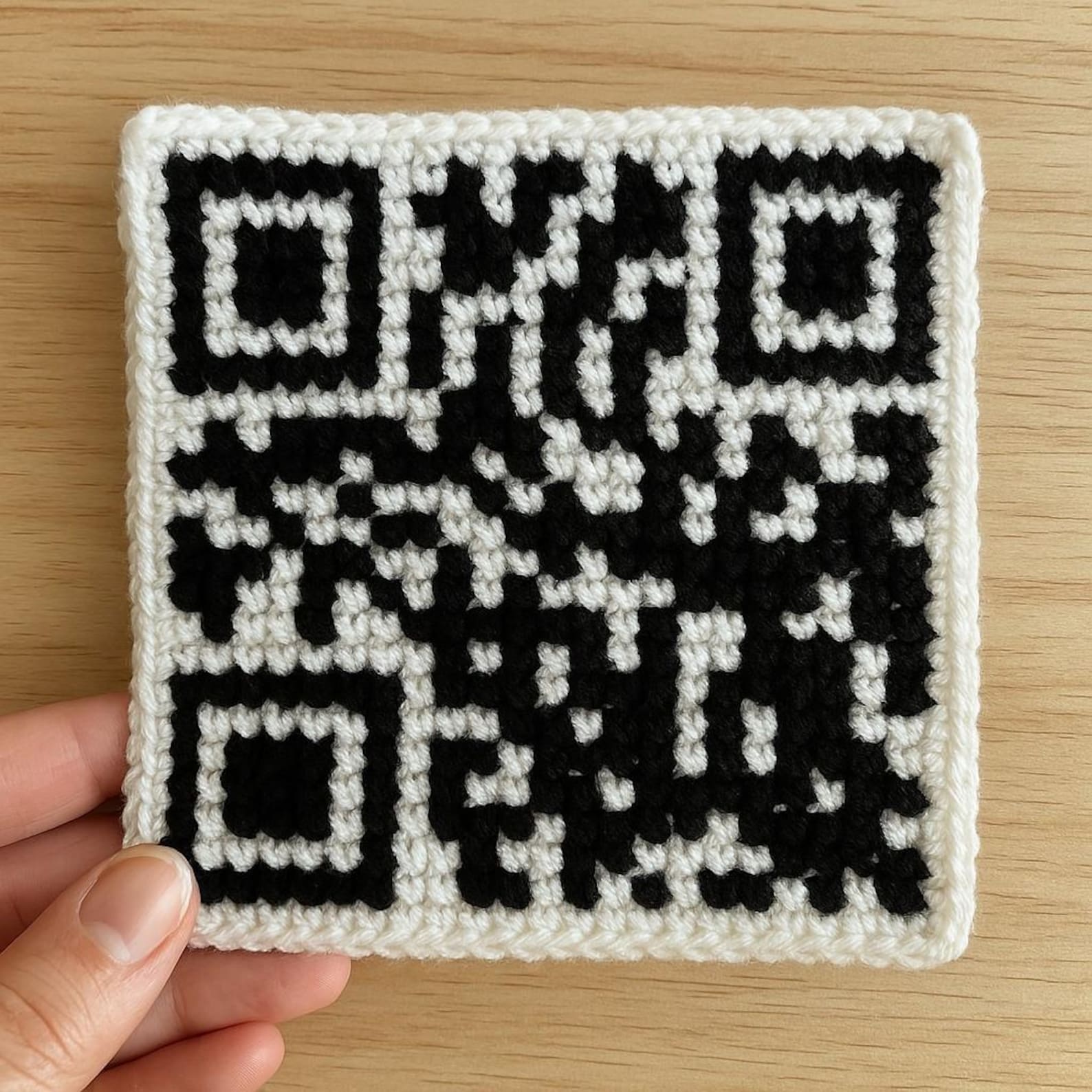 Rick Astley Crochet QR Code PDF Pattern. "never Gonna Give You Up ...