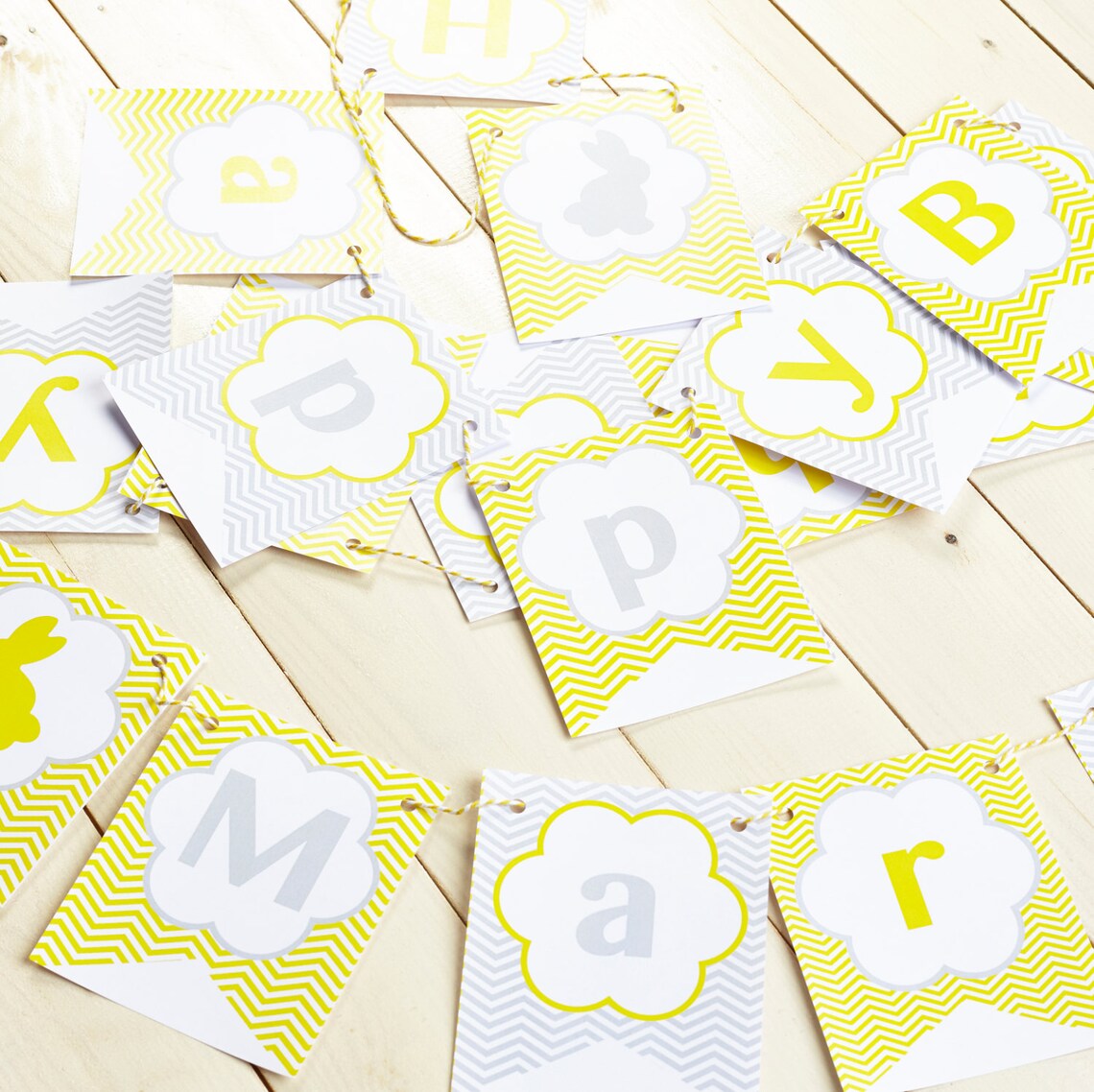 Rabbit Birthday Party Decoration Pack Rabbit Birthday | Etsy