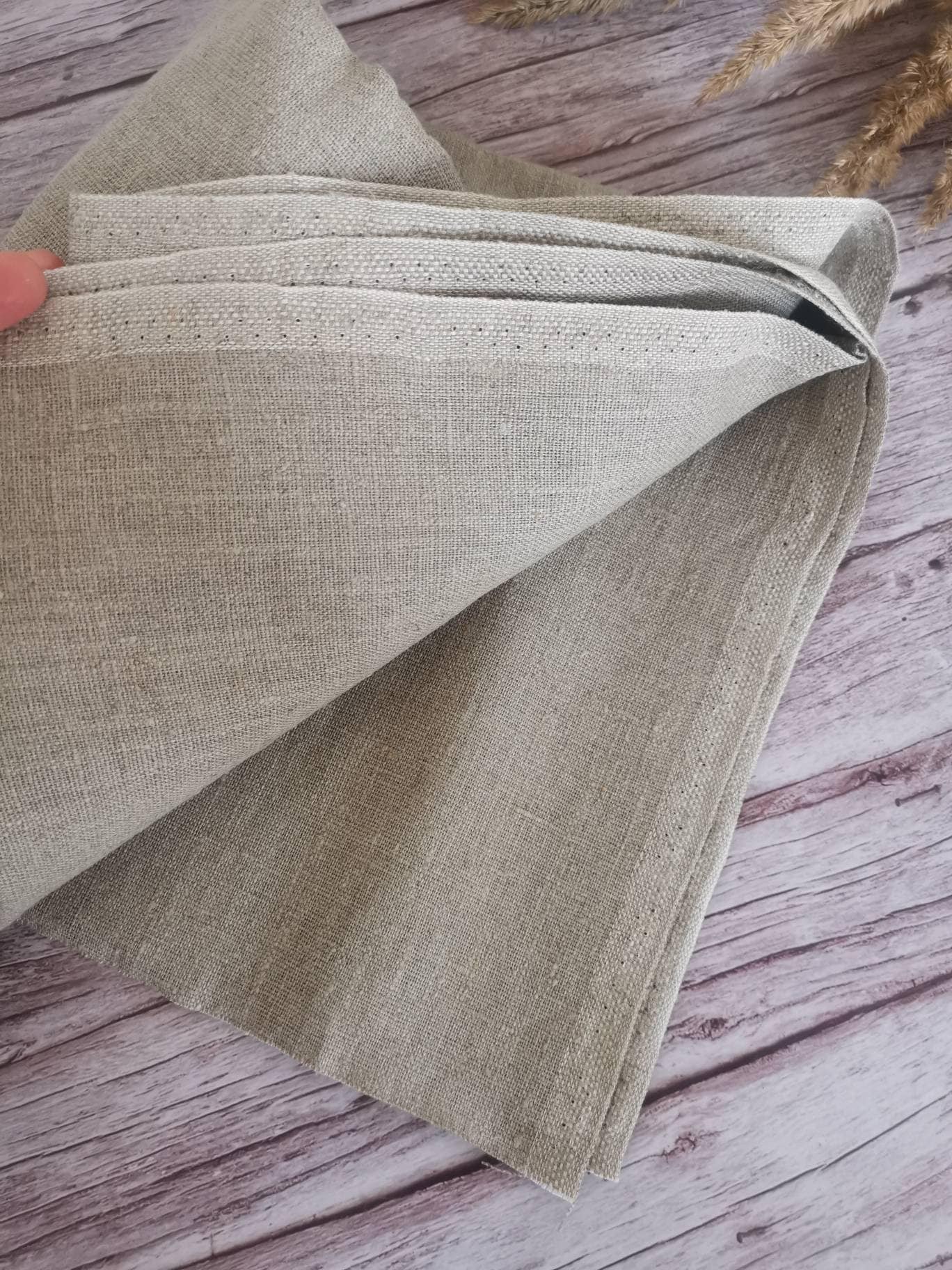 Raw Linen Fabric, DIY Linen Fabric, 100% Natural Linen Fabric, Wedding ...
