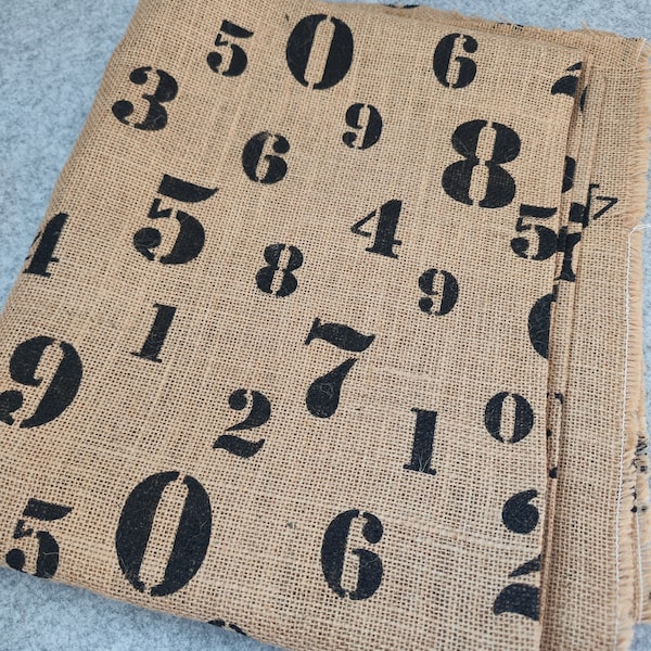 Printed Burlap Fabric - Etsy