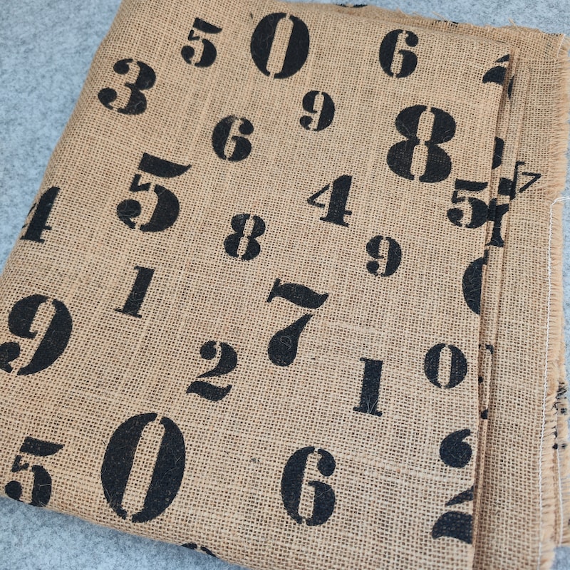 Printed Burlap - Etsy