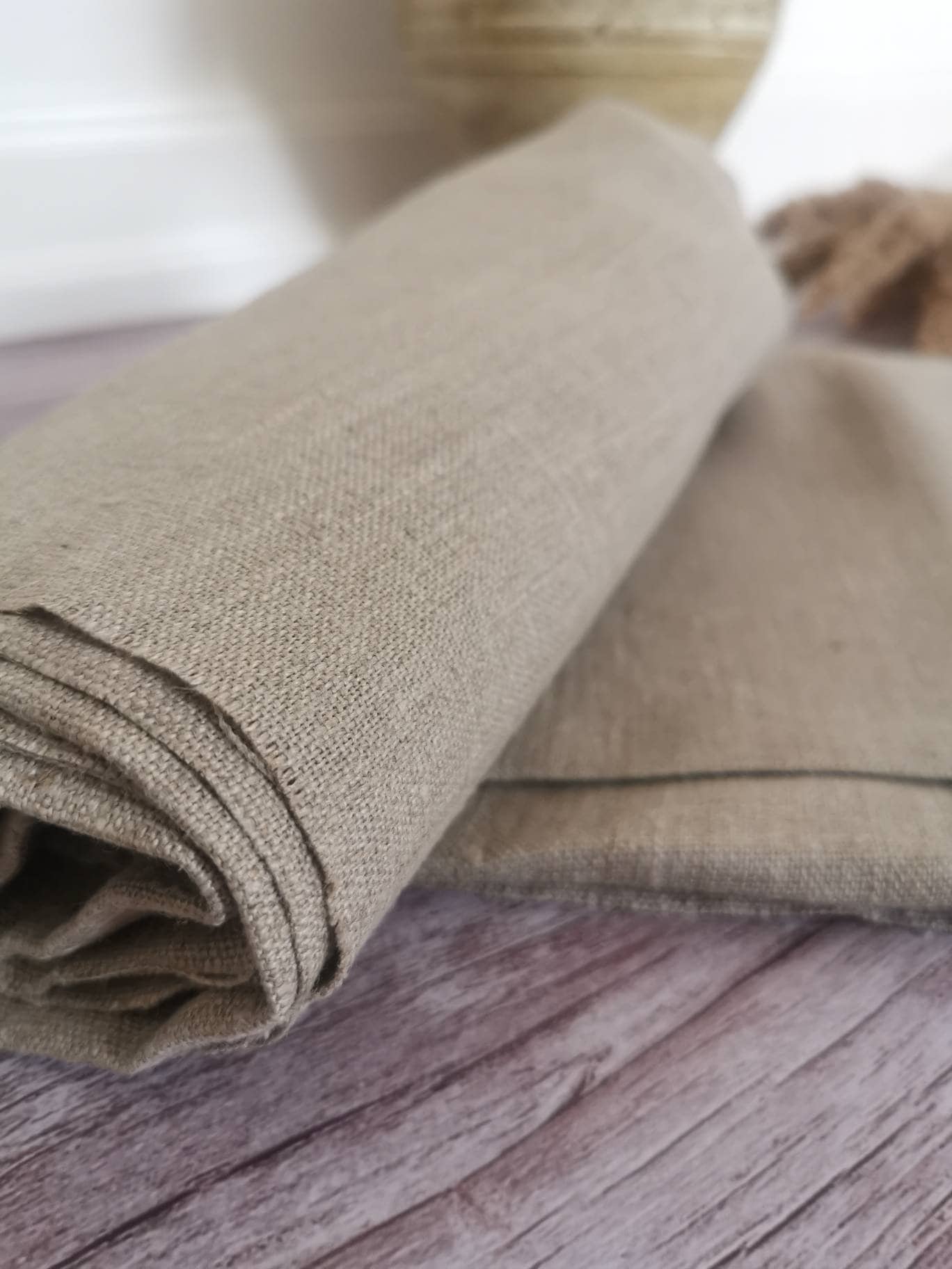 Raw Linen Fabric, DIY Linen Fabric, 100% Natural Linen Fabric, Wedding ...