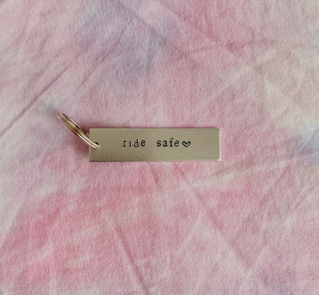 Ride Safe Keychain, Bike Keychain, Motorcycle Keychain - Etsy
