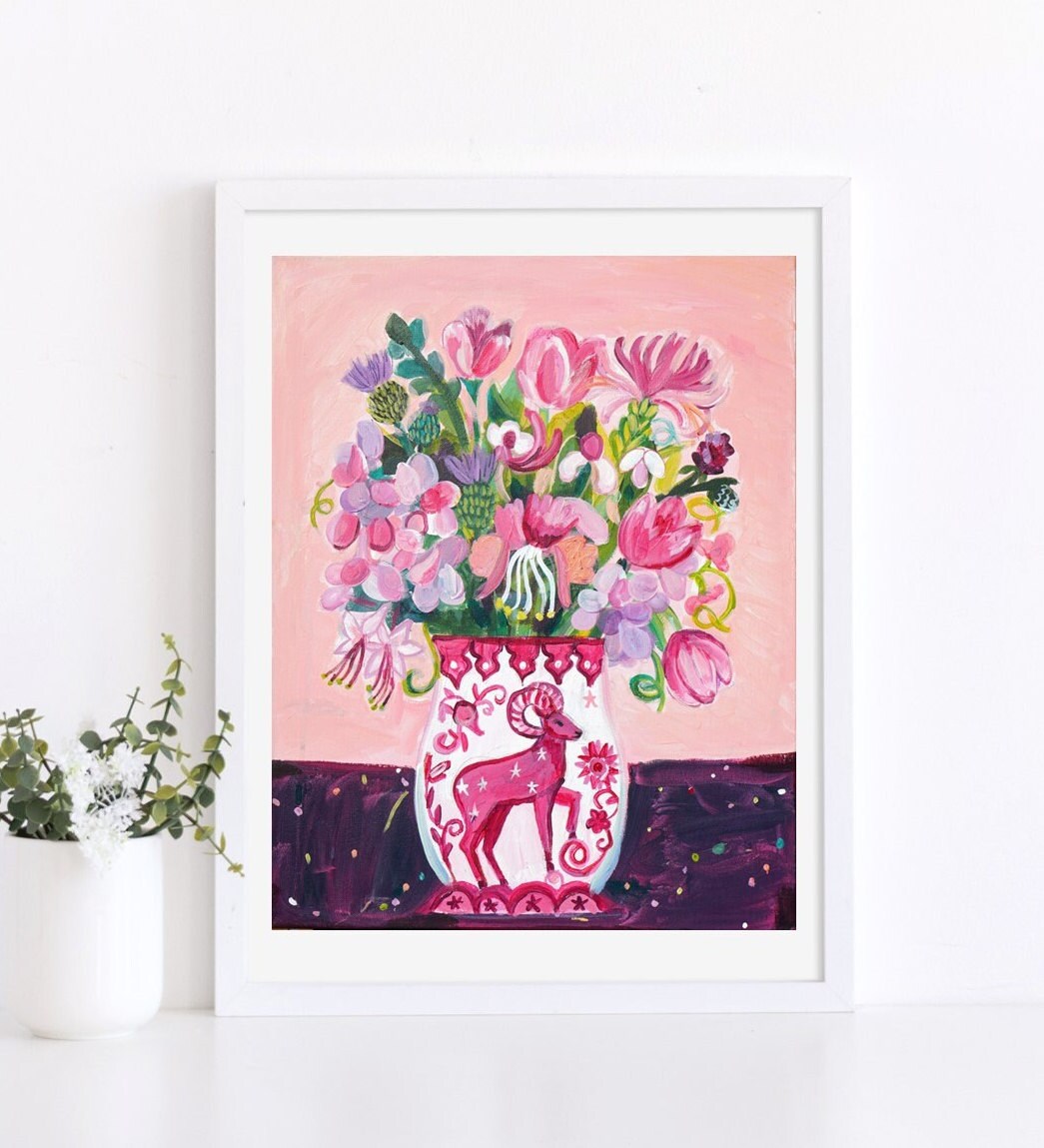 Aries Flower Arrangement, Pink, Flowers, Tulips, Honey March Flowers ...