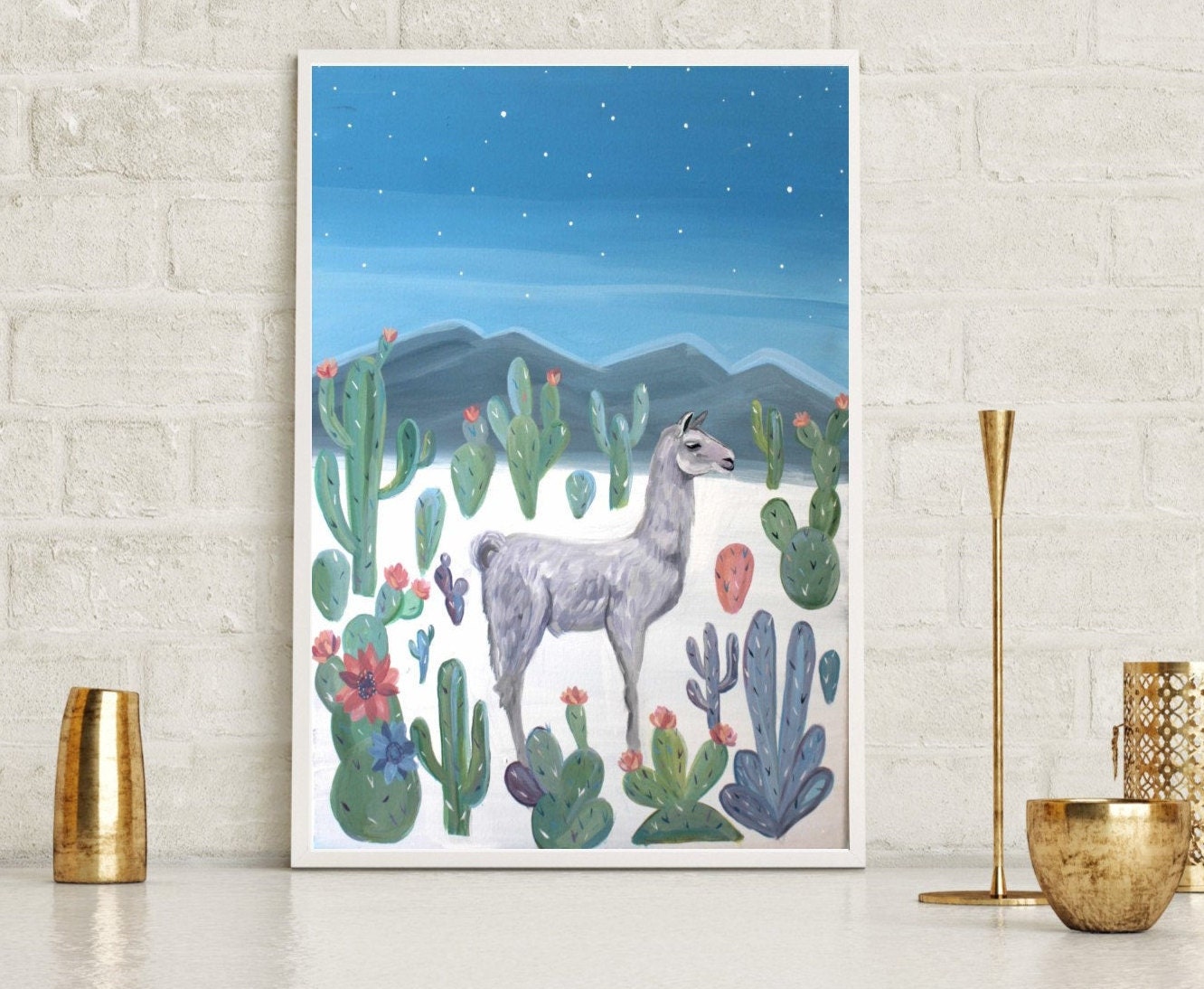 Lama Original Art Print Lama Home Decor Lama Gift - Etsy Canada