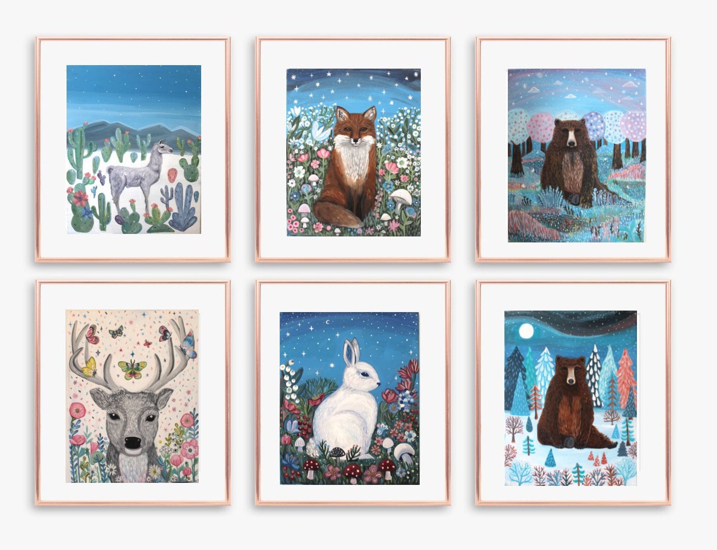 Lama Original Art Print Lama Home Decor Lama Gift - Etsy Canada