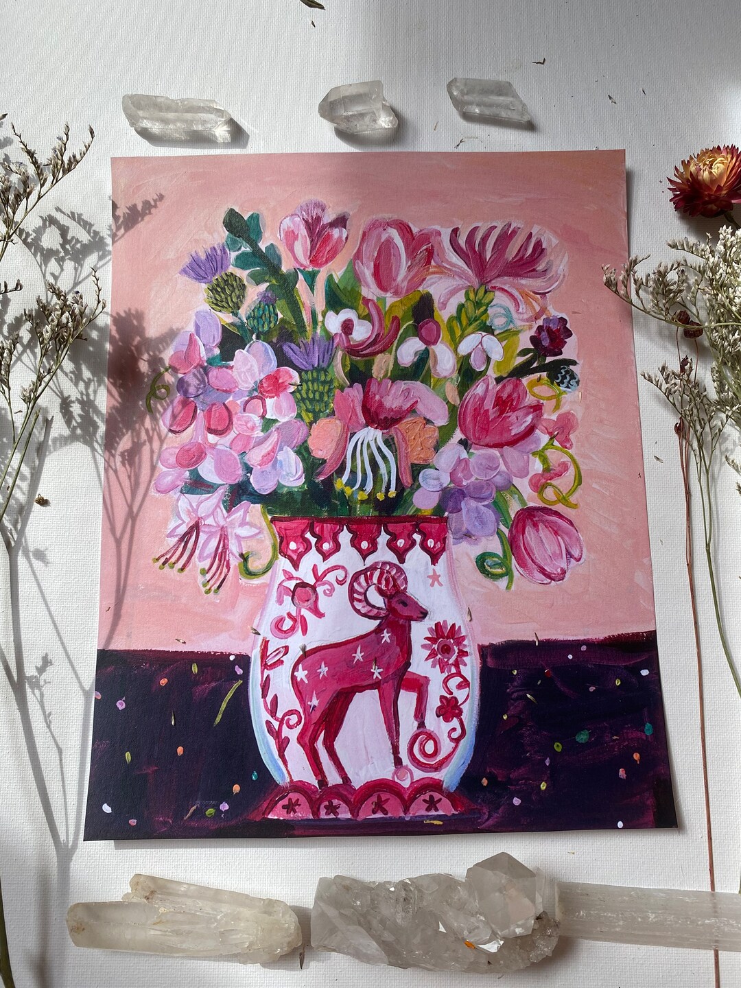 Aries Flower Arrangement, Pink, Flowers, Tulips, Honey March Flowers ...