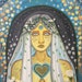 Golden Heart, Goddess Art, Goddess Print, Goddess Painting, Boho Decor ...